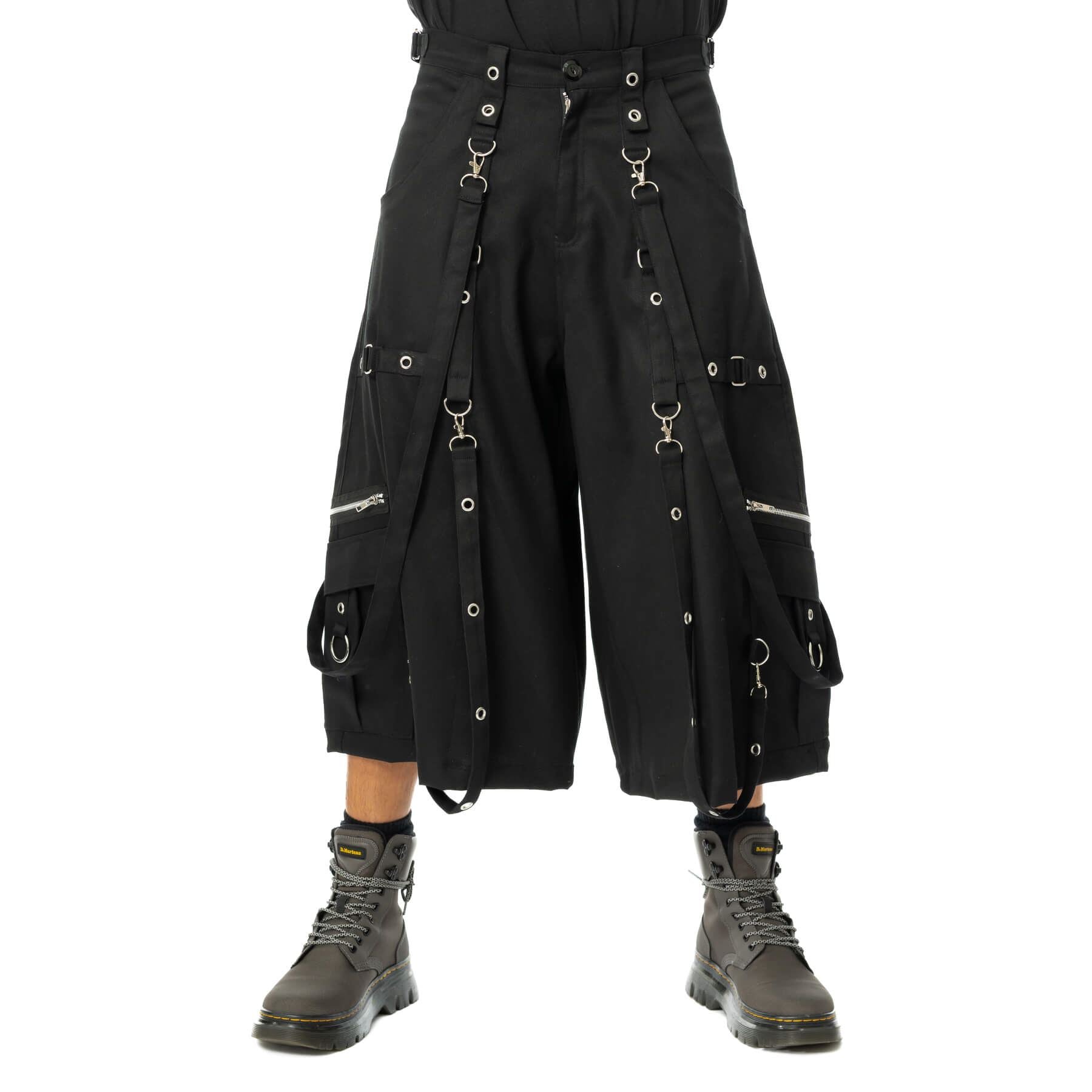 HEARTLESS OBSIDIAN DROP JORTS - BLACK – Eurasia Crafts