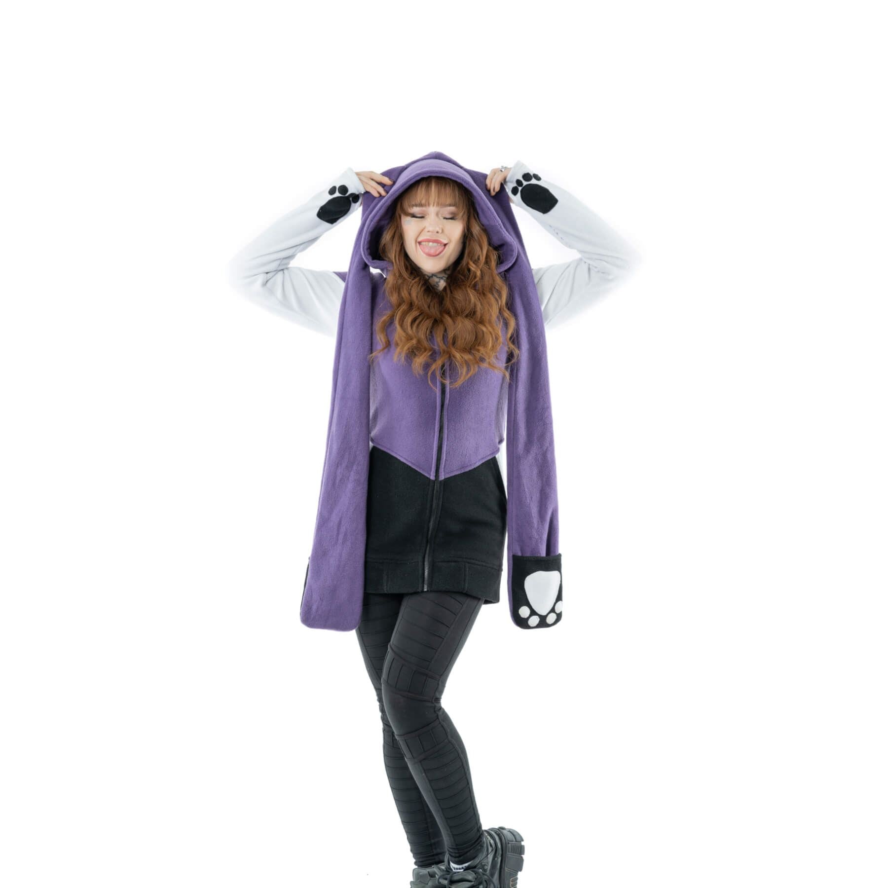 CUPCAKE CULT CUTE BUNNY HOOD - PURPLE – Eurasia Crafts