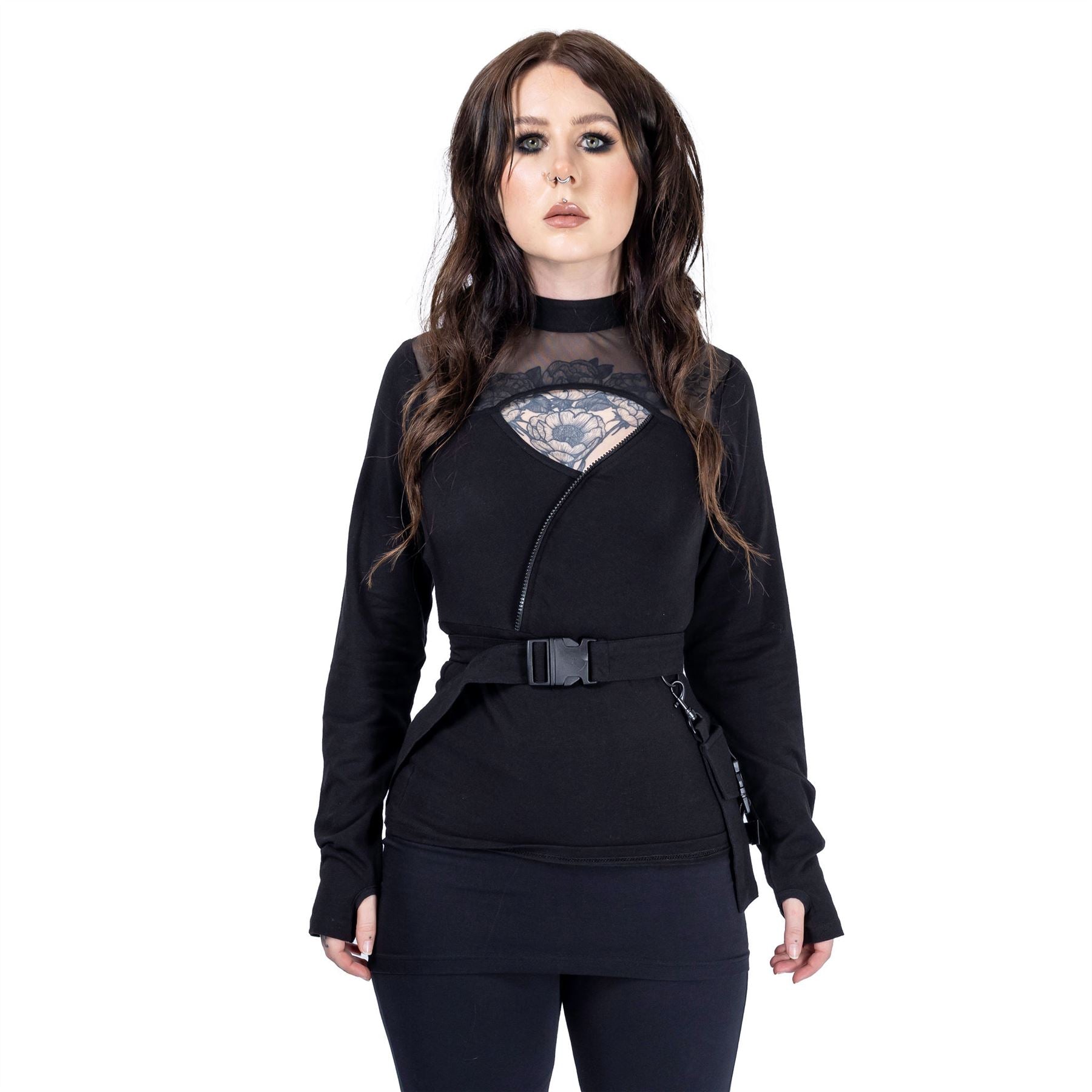 POIZEN INDUSTRIES DERORA TOP - BLACK – Eurasia Crafts